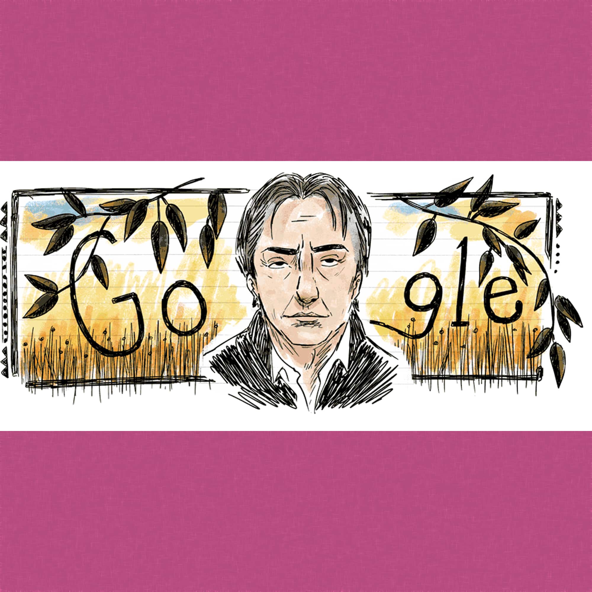 Alan Rickman: Das Quiz zur Google Doodle-Ehrung