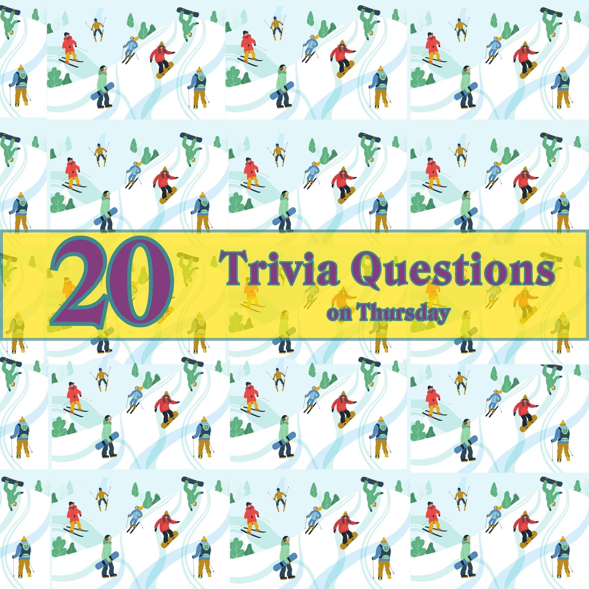 20 trivia questions on Thursday: Are you right with all the answers?