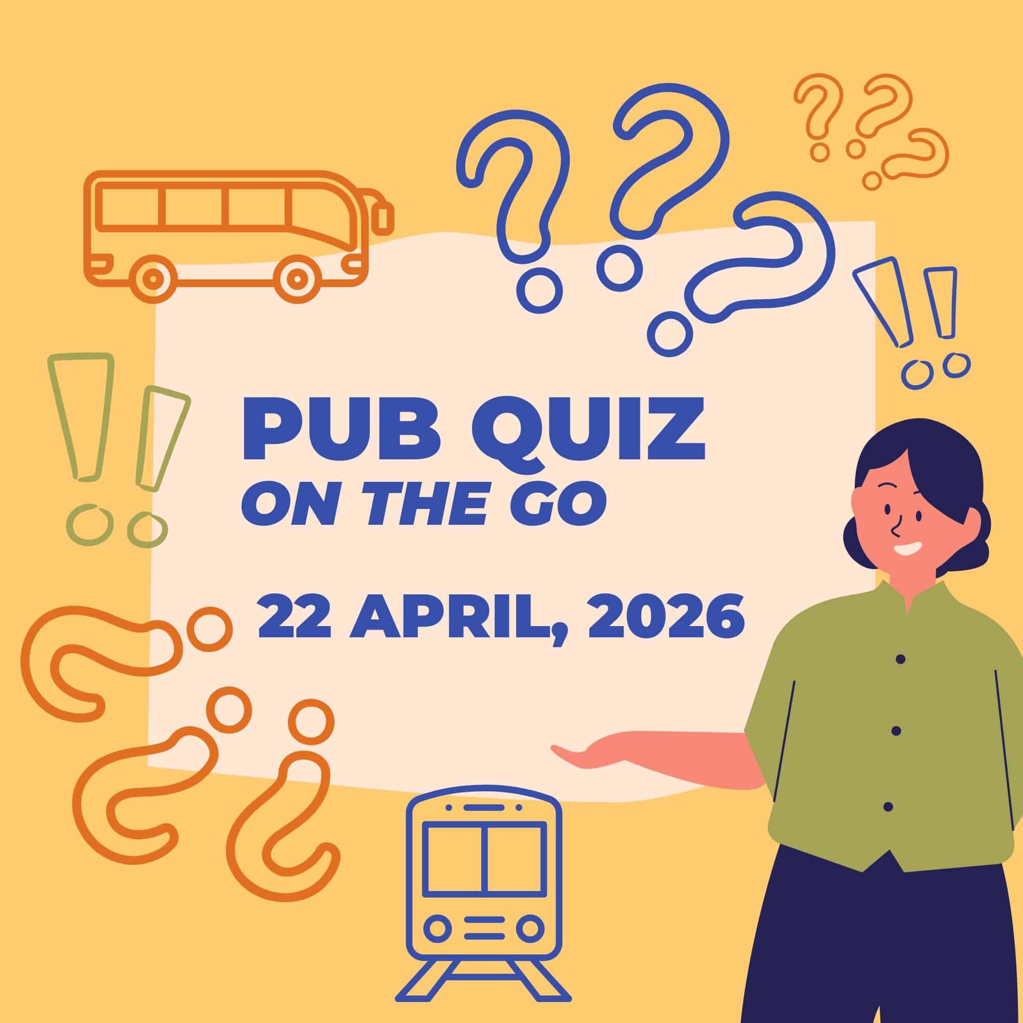 Easy Pub Quiz On the Go: 22 April, 2026