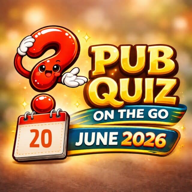 Easy Pub Quiz On The Go: 20 June 2026