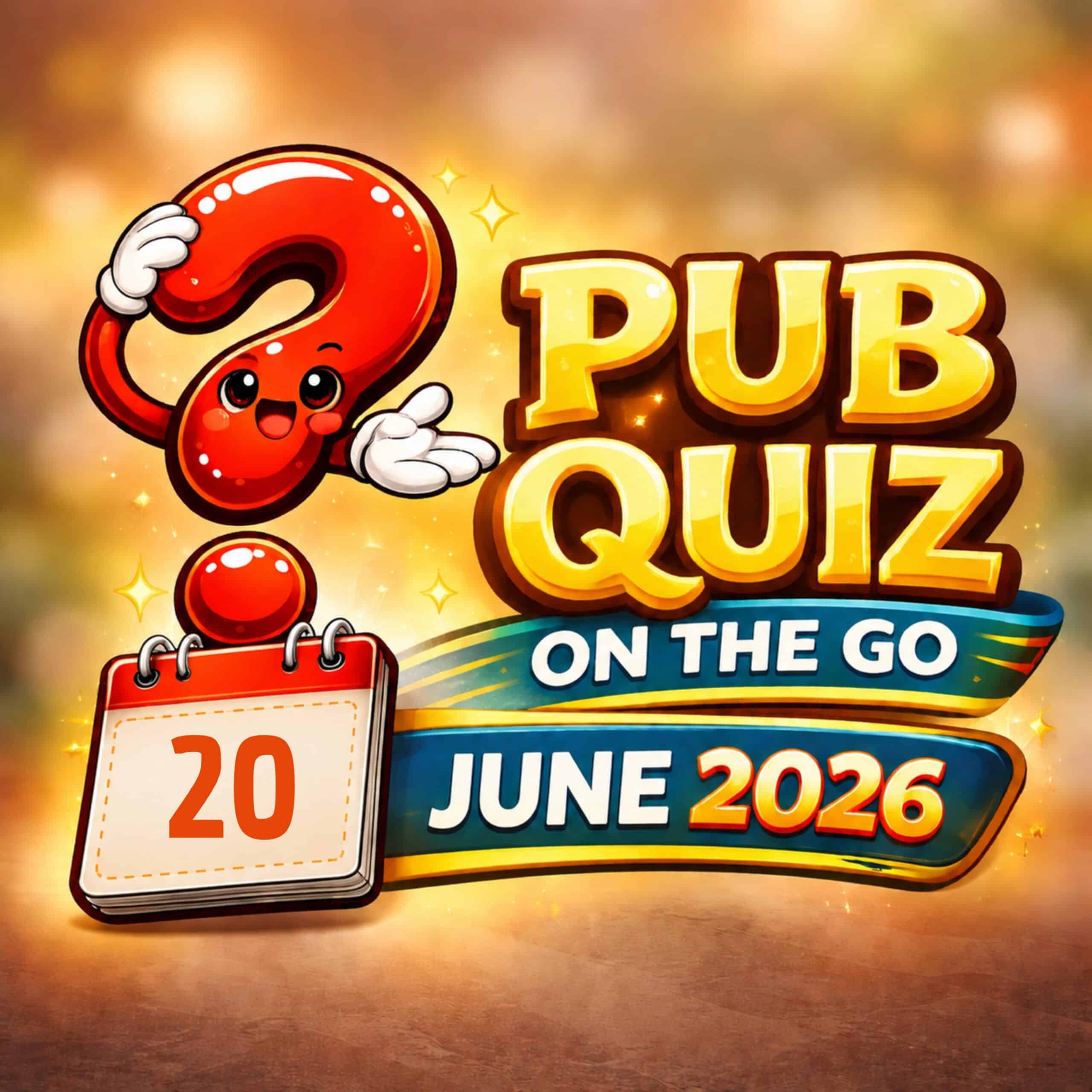 Easy Pub Quiz On The Go: 20 June 2026